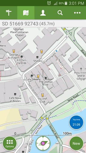 OSM & OS digital maps